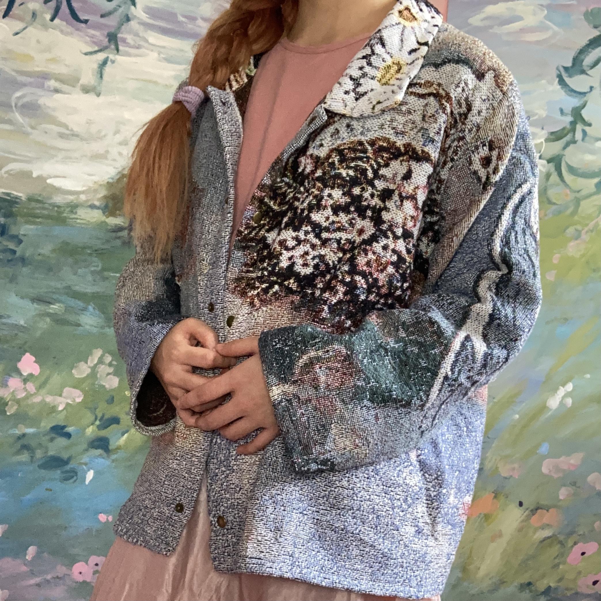 Snow-field scenery jacket (rug remake) - Chamber of Pastel